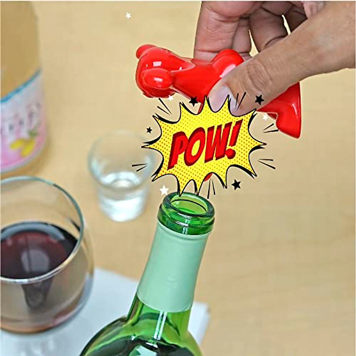 Fairly Odd Novelties 3-Pack Sir Perky Corkscrew/Bottle Stopper/Bottle Opener