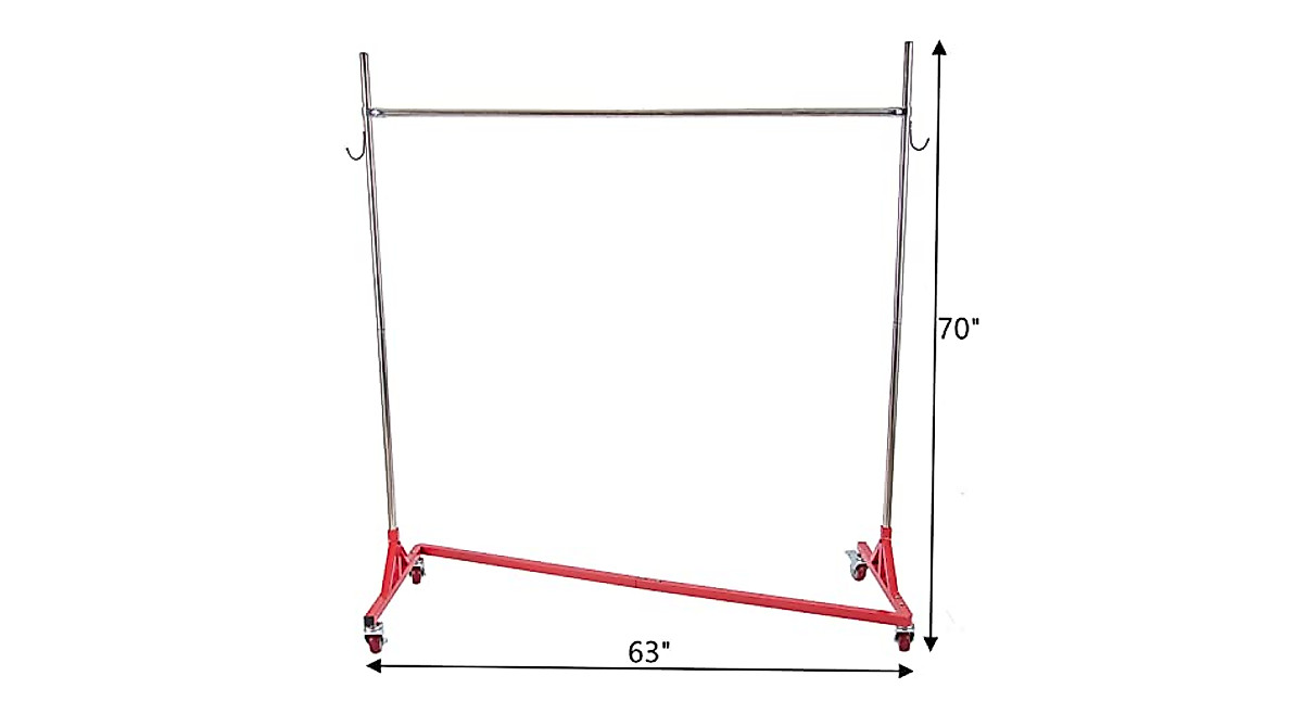 Heavy Duty Z Garment Rack for Commercial Use | ROREP Z Rack Series