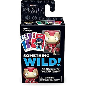 Funko Something Wild! Marvel Infinity War with Iron Man Pocket Pop! Card Game for 2-4 Players Ages 6 and Up