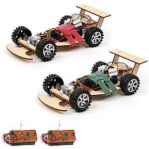 Pica Toys Wireless Remote Control Car Kit F1, Science Project Kit for Kids/Students/Education, STEM Project Model Car Kits to Build, Ideal Choice for Family and School