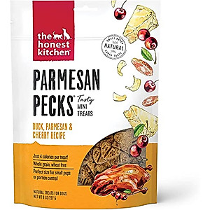Aurora Pet Variety Pack (3) The Honest Kitchen Parmesan Pecks Dog Treats (Beef, Chicken, Duck) with AuroraPet Wipes