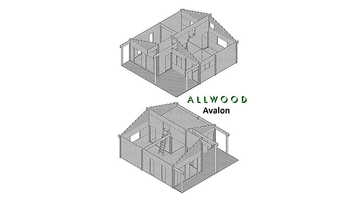 Allwood Avalon Cabin Kit - 540 SQF with Loft