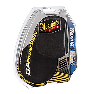 Meguiar's G3509 DA Waxing Power Pads, 4" Wide - 2 Pads