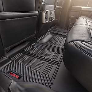 Gator 79603 Black Front and 2nd Seat Floor Liners Fits 11-16 Ford F-250/F-350 Crew Cab
