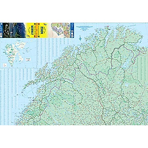 Norway Travel Reference Map 1:900K Waterproof