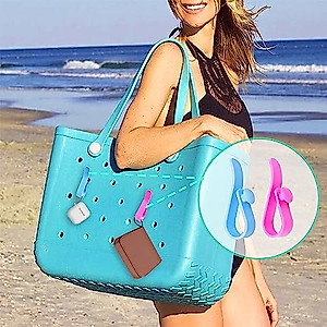 CULASIGN 3Pcs Hooks for Bags, Accessories for Bag, Insert Keychain Holder Charms Organize Valuables for Beach Bag