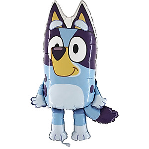 Toyland® 32 Inch Bluey Shaped Character Foil Balloon - Kids Party Balloons