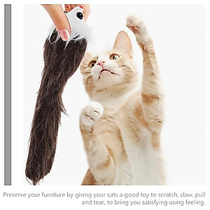 Didiseaon 6pcs Mouse Squeaker Cat Toy Cats Rat Toy Pet Cat Soft Mouse Toy Cat Catnip Toys Interactive Toy Kitten Toys