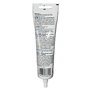 Roman Products 207802LW 6454 Seam Repair Adhesive, Sealer for Wallpaper Tears, and Loose and Overlapping Edges, 3-oz Tube, 3 Oz, White, 3 Ounce