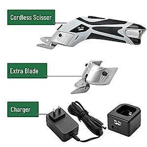 Mr. Pen- Electric Scissors with 2 Blades, 3.6V, Cordless Electric Scissors for Cardboard, Electric Box Cutter, Cardboard Cutter Electric, Electric Shears, Box Cutter Electric