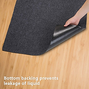 Under Refrigerators Mat,for floor surface/Absorbent mat Lightweight Washable Floor Mat，Protect refrigerators and floors，Multifunctional home appliance mat，back Non-slip (36"×60")
