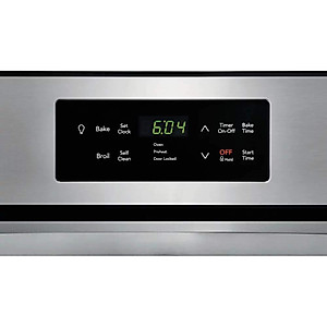 FFEW2426US 24" Single Electric Wall Oven with 3.3 cu. ft. Capacity Halogen Lighting Self-Clean and Timer in Stainless Steel