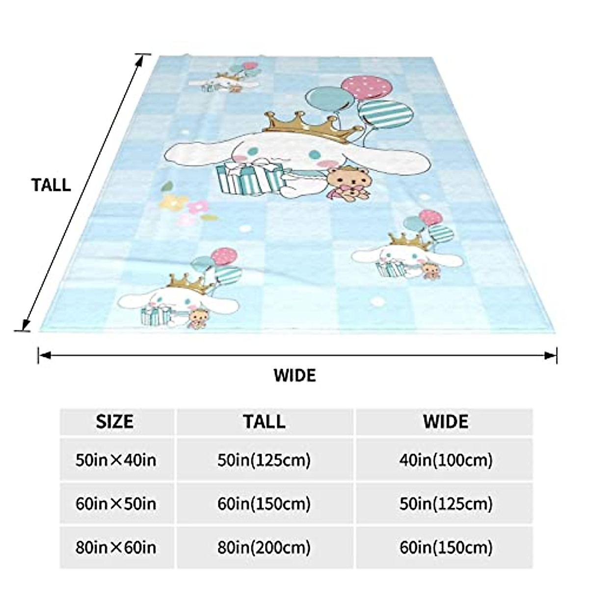 Anime Blankets Throws Soft Cozy Flannel Lightweight and Comfortable Bedroom Living Room Sofa Bed Blankets for Adults Kids 6-50"x40"