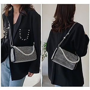 YP Crossbody Bags for Women Small Handbags Ladies Satchel Purse with Wide Strap (F-Black2)