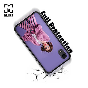 milika Custom Pictures Phone Case for iPhone Xr, Personalized Custom Phone Cases Customized Slim Soft and Hard tire Shockproof Protective Anti-Scratch Phone Cover Case- Black