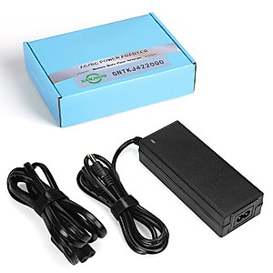 42V 2A Charger with 5.5mm Single Prong DC Plug and 8mm Triple Prong Connector, Two Plugs, Universal Replacement of 36V Lithium Battery