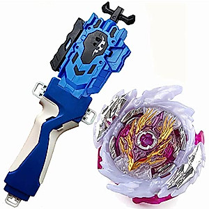 Mopogool Metal Fusion Play Blade Blade Toy Set B Blades Toys SuperKing B-168 Booster Rage Longinus.Ds'3A Battling Top Toys Bey Battle Blade Burst Evolution Left Right Spin String Launcher Grip
