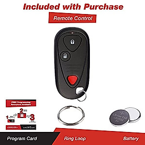 KeylessOption Keyless Entry Remote Control Car Key Fob Replacement for OUCG8D-355H-A