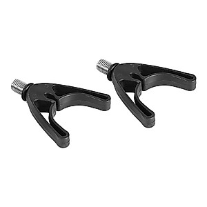 Fishing Rod,2pcs Black Fishing Rod Rest Holder U-Shape Grips Rest Head Tackle Tools for Carp Fishing