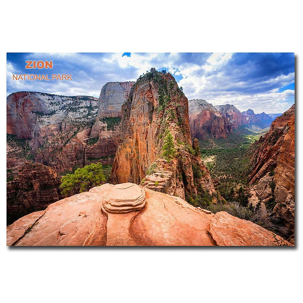 Zion National Park in Utah Travel Refrigerator Magnet Size 2.5" x 3.5"
