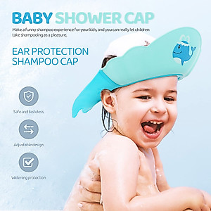 minkissy Children's Shampoo Cap Infant Shower Cap Kids Hair Washing Shield Shampoo Shower Cap Children s Hair Washing Cap Baby Shampoo Visor Kids Bath Visor Toddler Bath Head Pp Take a Bath