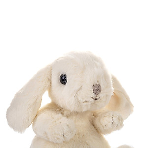 Dilly dudu Cream Bunny/Rabbit Stuffed Animal Plush Soft Toy 6-Inch