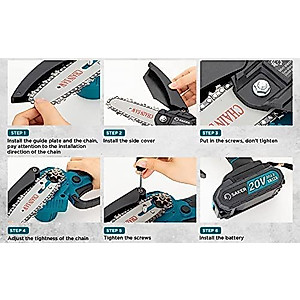 Saker Mini Chainsaw-Only One Battery-Suitable for Saker Mini Chainsaw-Easily Help You Do Your Job Better