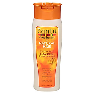 Cantu Natural Hair Shampoo Cleansing 13.5 Ounce(Sulfate-Free) (399ml) (6 Pack)