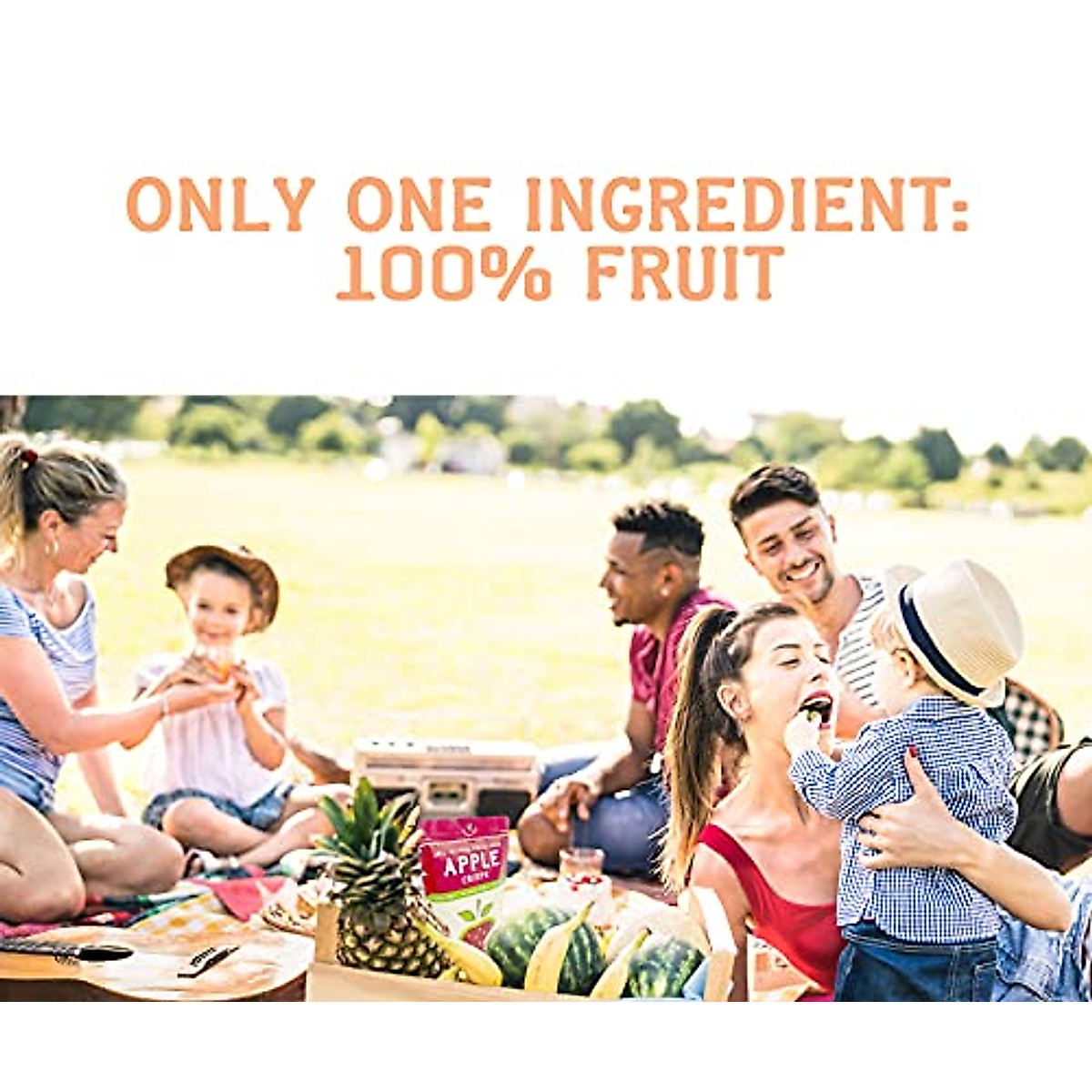 Nature's Turn Freeze-Dried Fruit Snacks, Strawberry Crisps, Pack of 6 (0.53 oz Each)