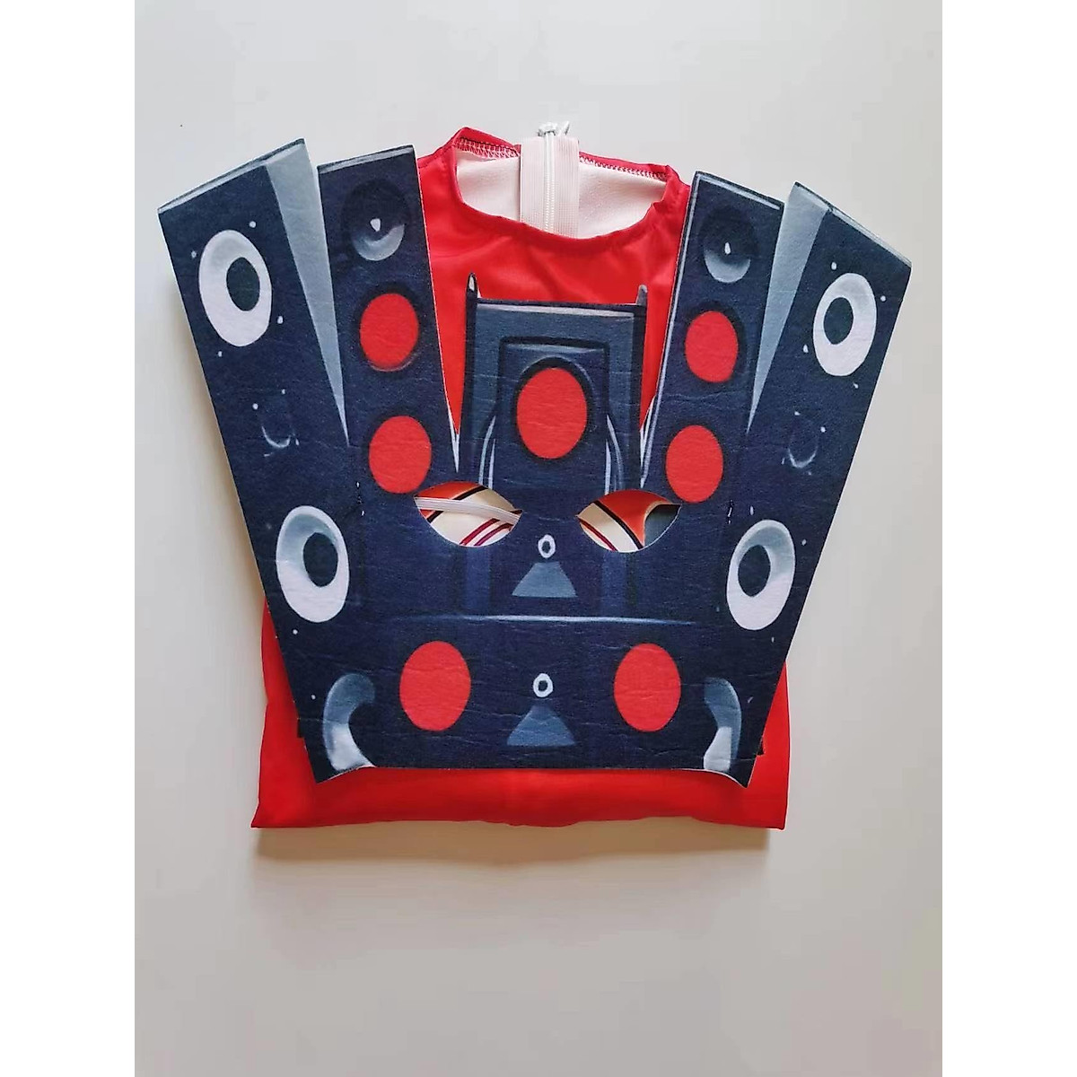 MSSmile-FANKID TV Camera Costume for Kids TV Man Camera Man Jumpsuit Cosplay Video Game Costumes Halloween Clothing(5-6Y/120CM,TVH2)