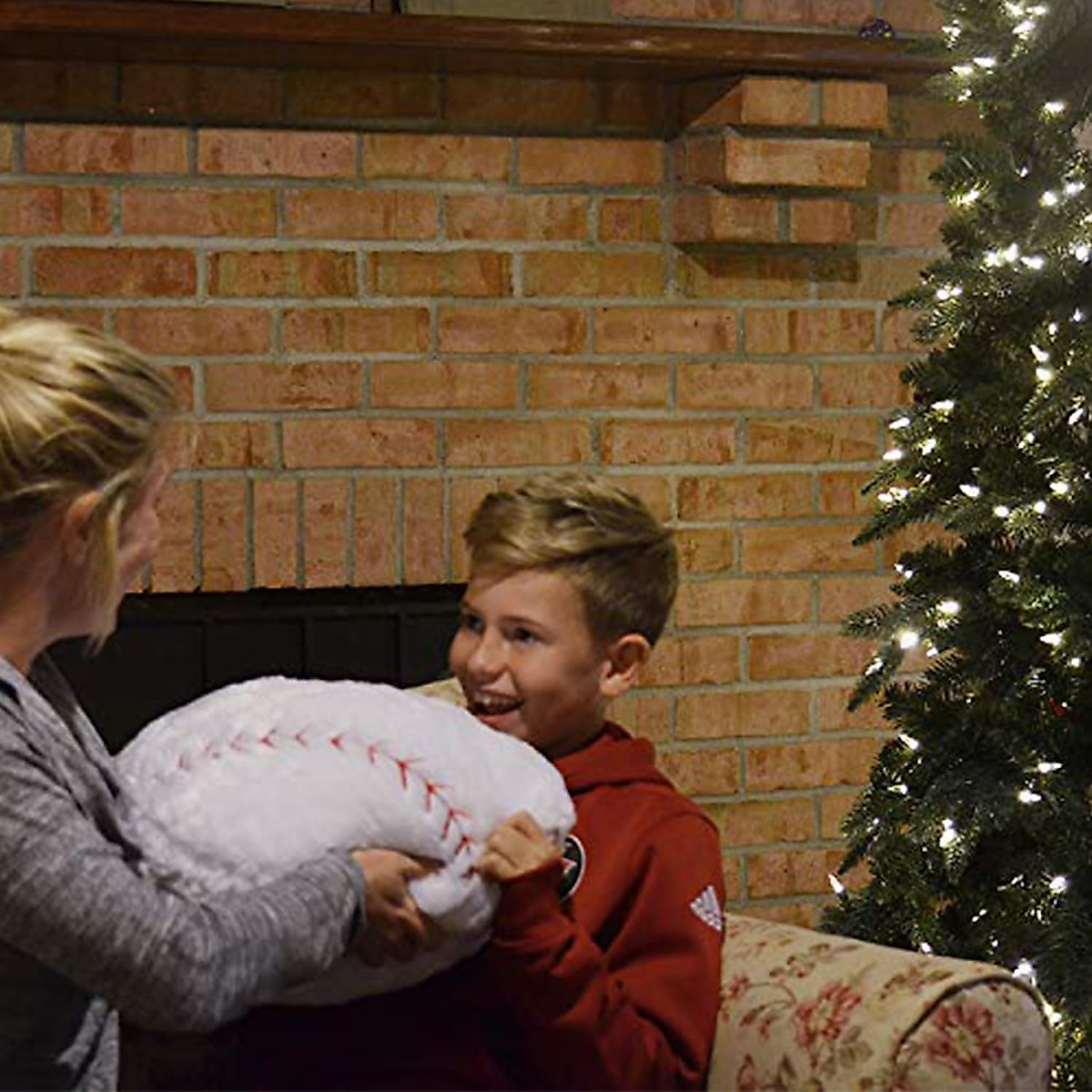 Baseball Pillow Boys Sports Room: Soft Softball Throw Plush Gifts - Play Stuff Ball Toys Decor Age 8-12