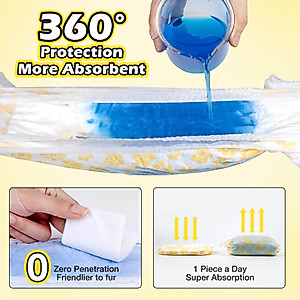 Dono Dog Diapers Female with Stretchy Waist-28Pcs, Disposable Full Wrap Female Puppy Dog in Heat Period Diapers, 360° Leak-Proof Super Absorbent Doggie Puppy Diapers for Small Medium Large Dogs