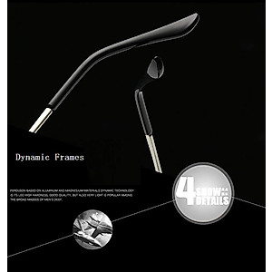 Rungear Night Vision HD Aviator Glasses for Men & Women Safety Driving Fashion UV400 Polarized Day and Night View Sunglasses (Grey Frame)