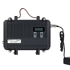 Retevis RT97 GMRS Repeater, Full Duplex Portable Radio Repeater with LCD Screen, High Power Mini Compact Repeater for Camping Hunting(1 Pack)