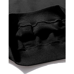 Hatant Men Hoodie No String Pullover Fleece Hoodies for Men Casual Hoodies with Kangaroo Pocket Winter Plush Cotton Blend Sports Hooded For Men Fleece Oversize Tops HS-M B-black