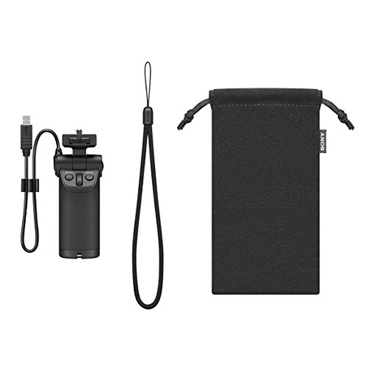 Sony DSCRX100M5A Camera Vlogger Bundle: RX100 VA Cyber Shot Compact Digital Camera with Fast 0.05 AF, 24fps, Wide Coverage & 24-70mm Zoom - 4K HD Video Recording - Vct Camera / Selfie Grip - Black