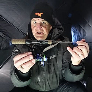 KastKing Centron Lite Spinning Reel, Size 500 Fishing Reel, White, Ultralight for Ice Fishing