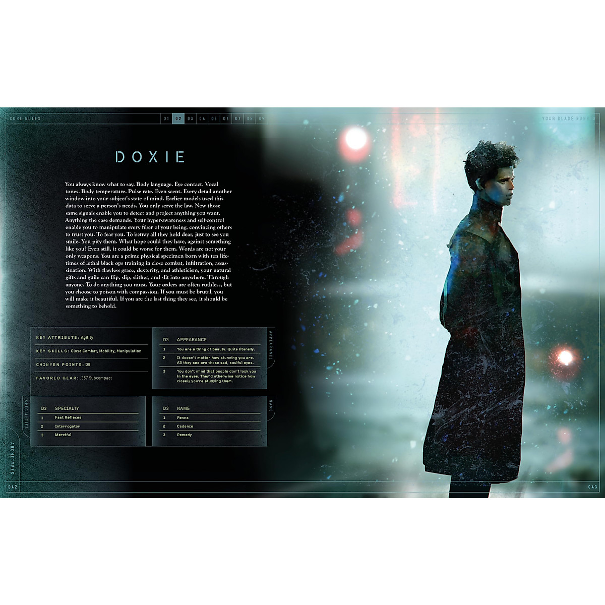 Free League Publishing Blade Runner Roleplaying Game Book for Fantasy Strategy Game, Adults, Family, Teens 16 Years and Up, SciFi RPG, Hardback