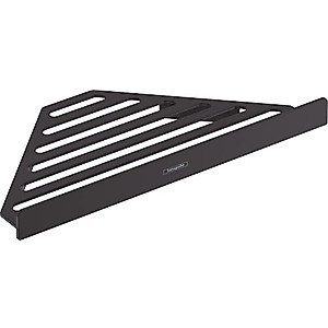Hansgrohe AddStoris 6-inch Corner Basket in Matte Black, 41741670