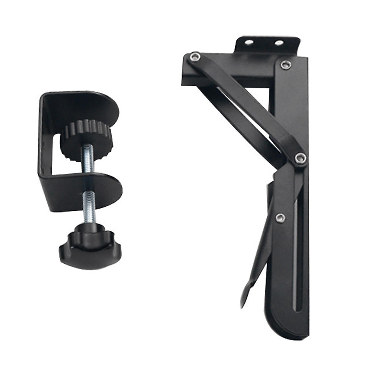 Generic Keyboard Tray Clamp Mount Small Keyboard Tray Under Desk DIY Height Adjustable Table Mount Arm Wrist Rest Shelf Folding Keyboard Drawer Tray