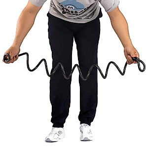 BIGLUFU Bike Security Steel Cable, 7ft/210cm Long Braided Steel Lock Cables, 12mm Flexible Steel Cable with Loop End