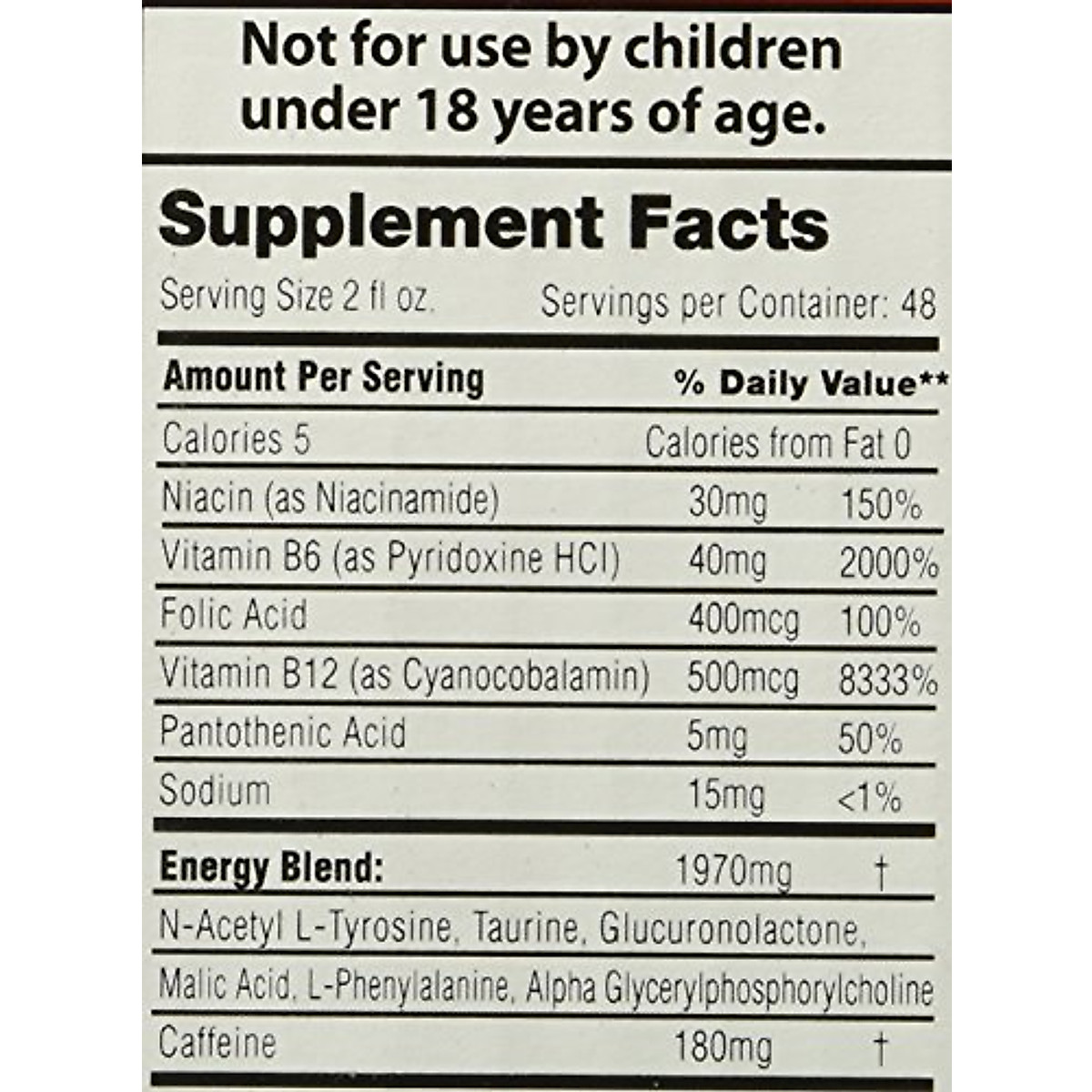 Kirkland Signature Energy Shot (48 Count), "24 Berry, 12 Pomegranate, & 12 Orange, 2 Fl Oz each, 48 Count (Pack of 1)