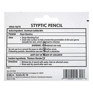 Woltra Nick Relief Large Styptic Pencil, 0.875 oz