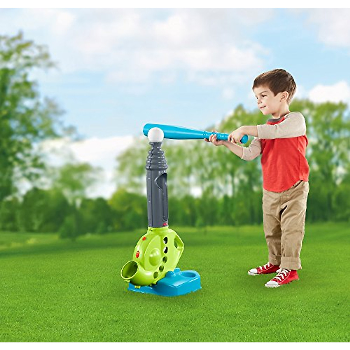 Fisher-Price Grow-to-Pro Triple Hit Baseball