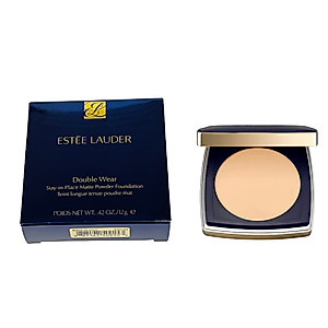 Estee Lauder Double Wear Stay-in-Place Matte Refillable Powder Foundation 4N1 Shell Beige, 0.42 oz/ 12 g