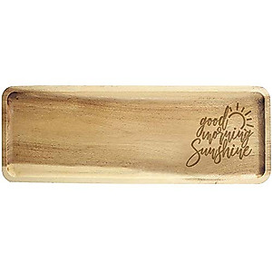 FOUR ORANGUTANS Good Morning Sunshine Funny Wood Serving Platter, Gift for Friend, Family, Food Holder, BBQ, Party, Buffet Gifts