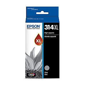 EPSON T314 Claria Photo HD -Ink High Capacity Gray -Cartridge (T314XL720-S) for Select Epson Expression Photo Printers