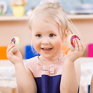 Imagination Generation Baker's Dozen Wooden Donuts, 13 Assorted Colorful Wood Eats! Pastries