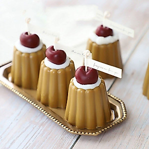 18/ 8 Cavity Round Cylinder Silicone Non-stick Cannele Mould, Muffin Cake Pan Cupcake Silicone Mold Baking Tray for Oven