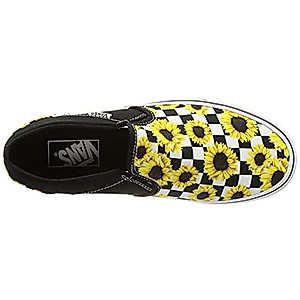 Vans Women's Low-Top Trainers Sneaker, Sunflower Checker Multi White, 8